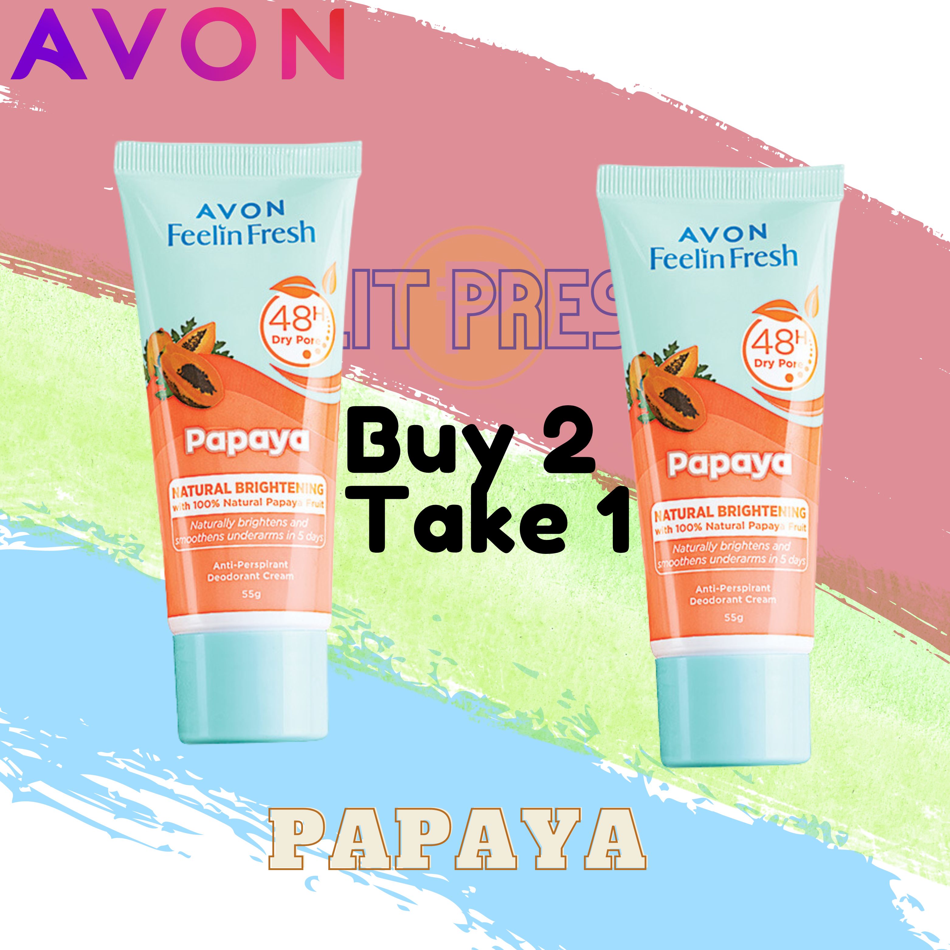 Avon Feeling Fresh Quelch Papaya Natural Brightening and Anti ...