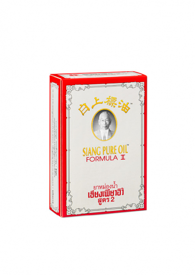 Siang Pure Oil Formula 2 (3cc) Mild & Cold Formula Authentic Thai ...