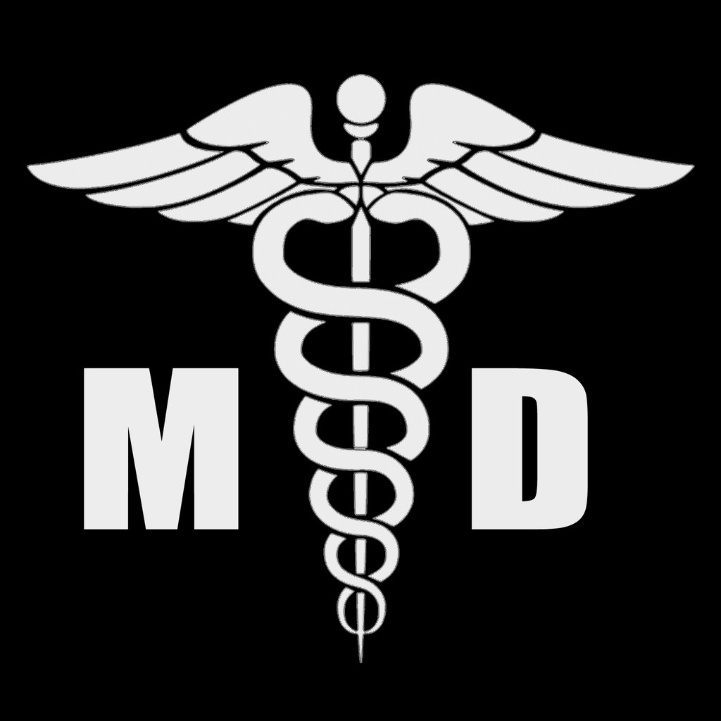 MEDICAL DOCTOR MD CAR PVC DECAL STICKER / DECAL STICKER / DIE CUT ...