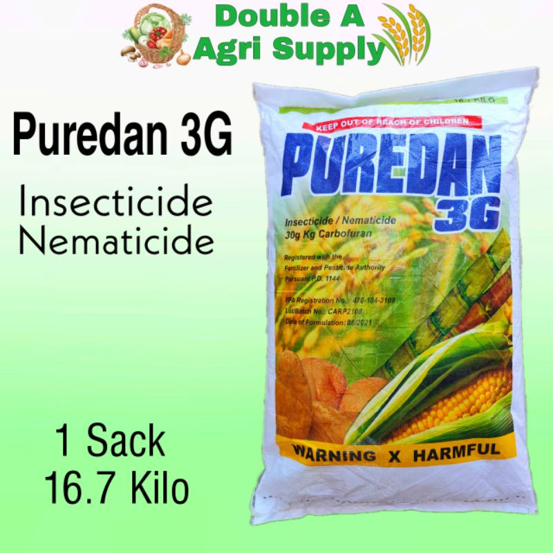 Puredan 3G / Puradan / Furadan / Carbofuran Insecticide / Nematicide 1 ...