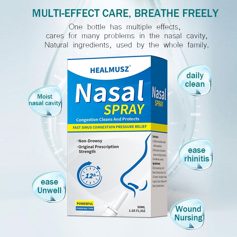 Nasal Spray Chronic Rhinitis Sinusitis Spray Allergy Salinase Allergic ...
