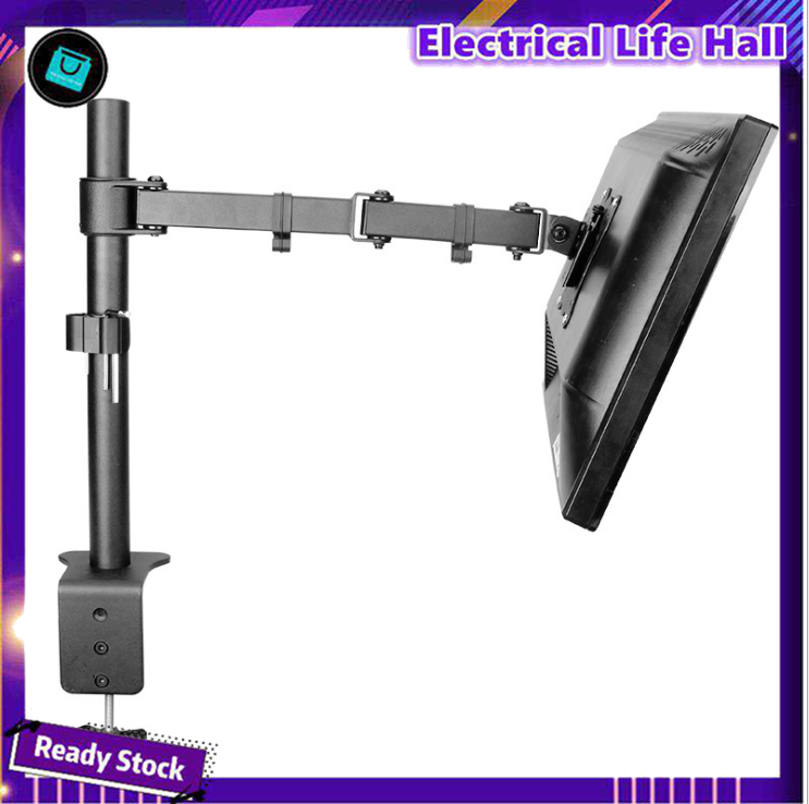 [Fast delivery&COD] COD Dual LED Monitor Mount with C-clamp and Grommet ...