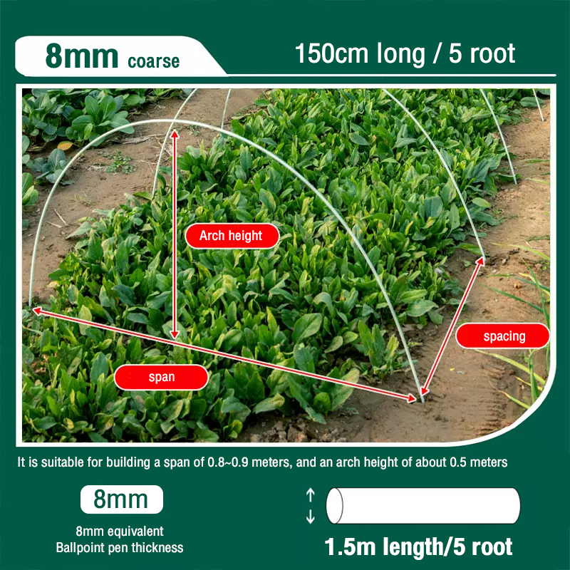 Arch shed bracket FRP elastic rod vegetable garden insulation size shed ...