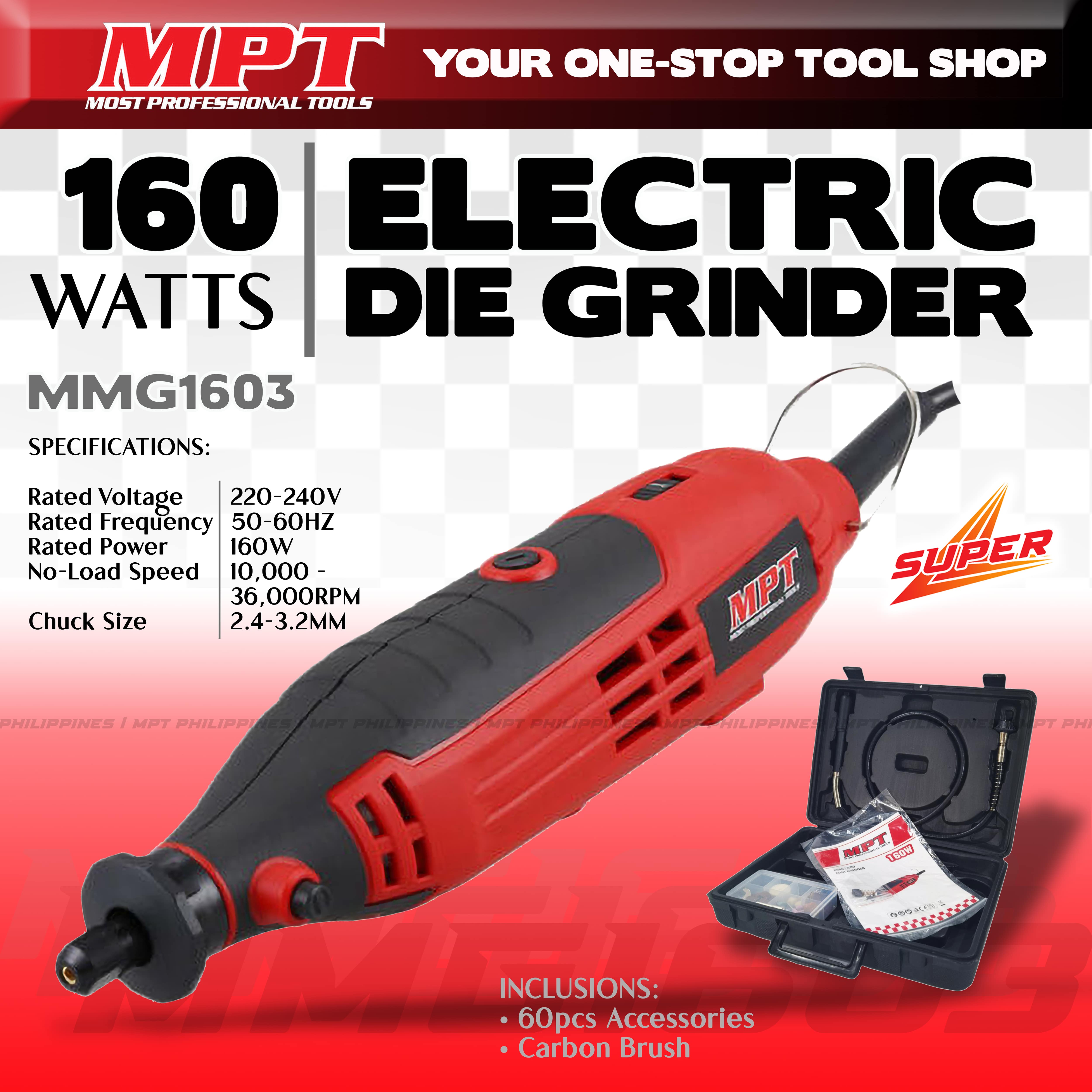 MPT ELECTRIC DIE GRINDER 160w MMG1603 | Lazada PH