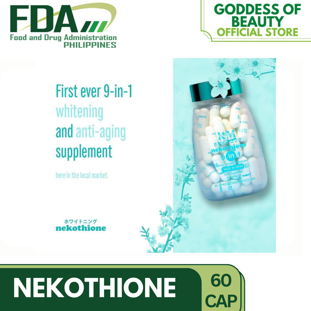 NEKOTHIONE 9in1 BY KATH MELENDEZ 60CAPS Glutathione Original NEKOTHIONE ...