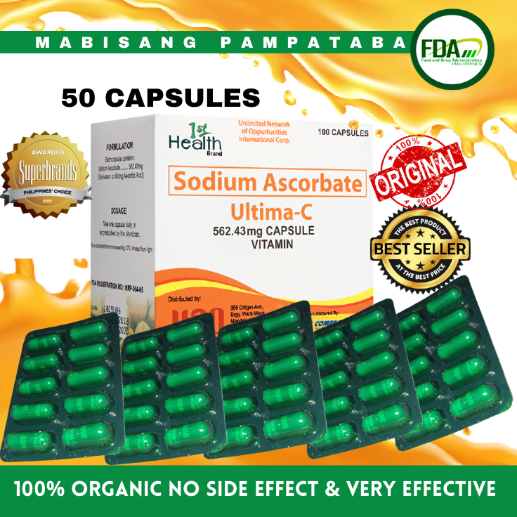 Ultima c 50 Pcs Capsules Original Ultima C Na Pampataba Na Pampagana Pang Kumain ULTIMA C 50 ...