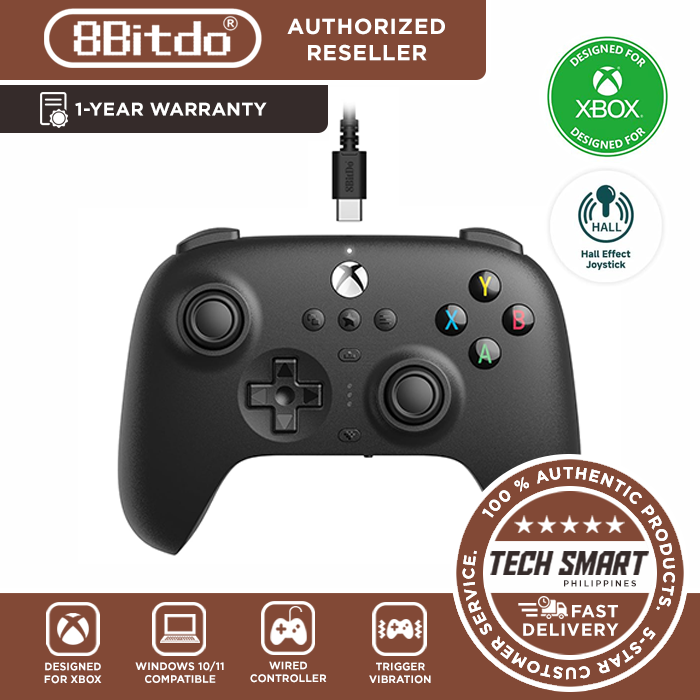8Bitdo Ultimate Wired Controller, Hall Effect Joystick for Xbox Series ...