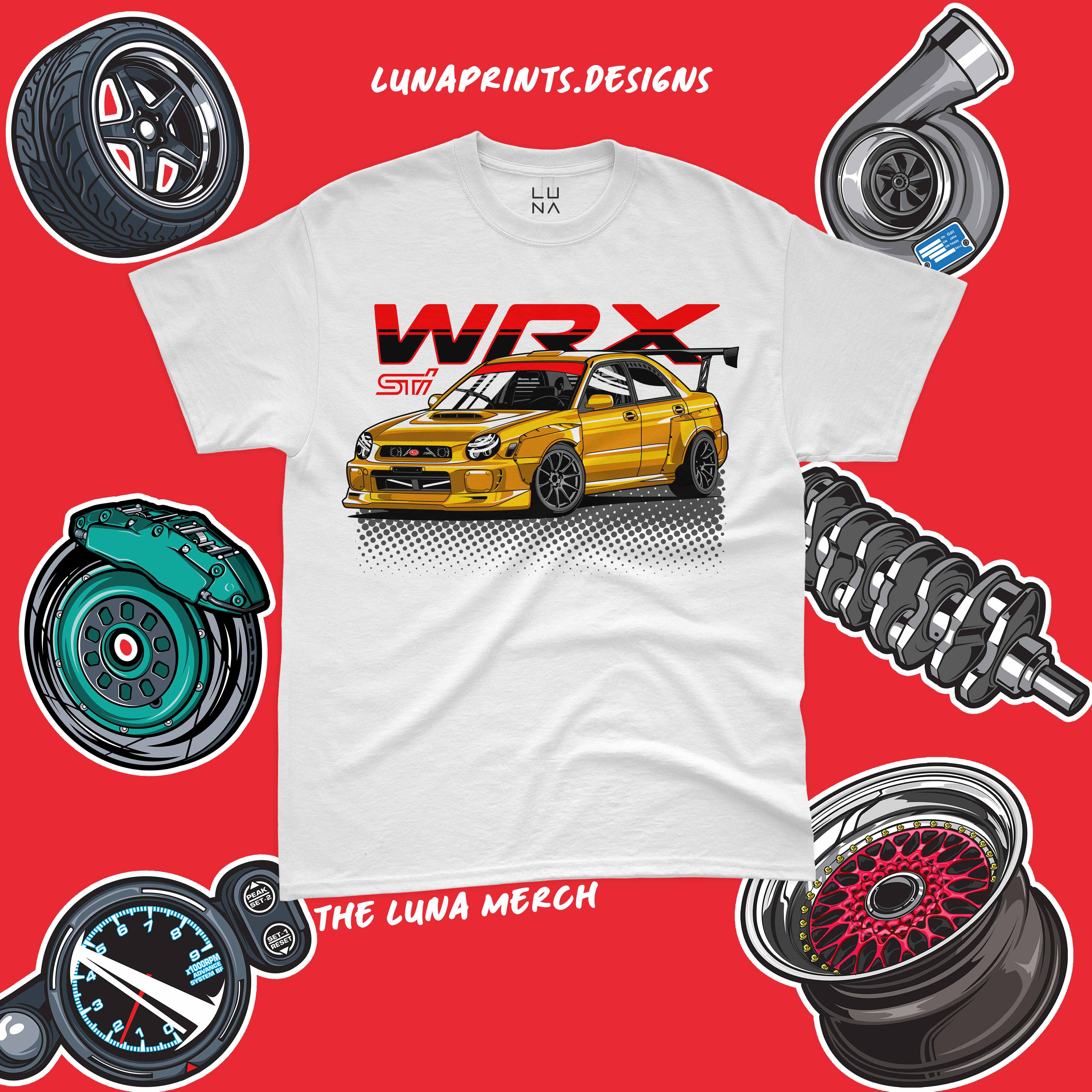 Subaru Impreza WRX STI Car Shirt Collection ( For kids and adult ...