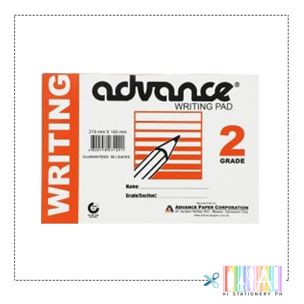ADVANCEPAPER Advance Writing Pad / 80leaves / HiStationeryPh | Lazada PH