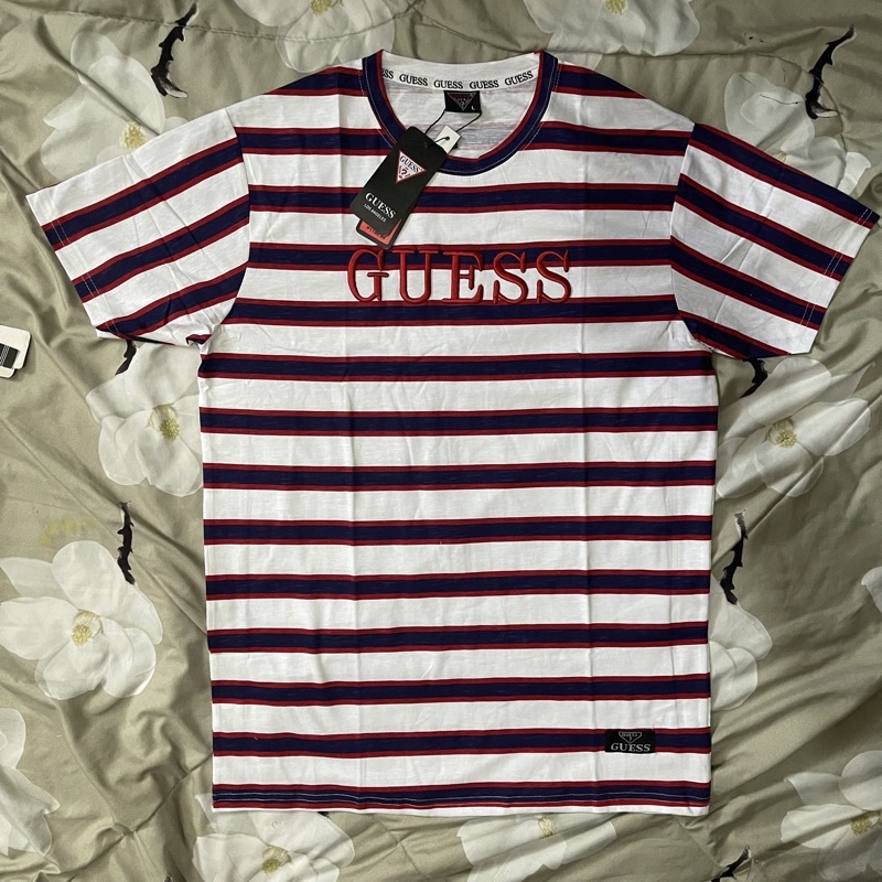 Guess stripe shirt for men (restock new color) | Lazada PH