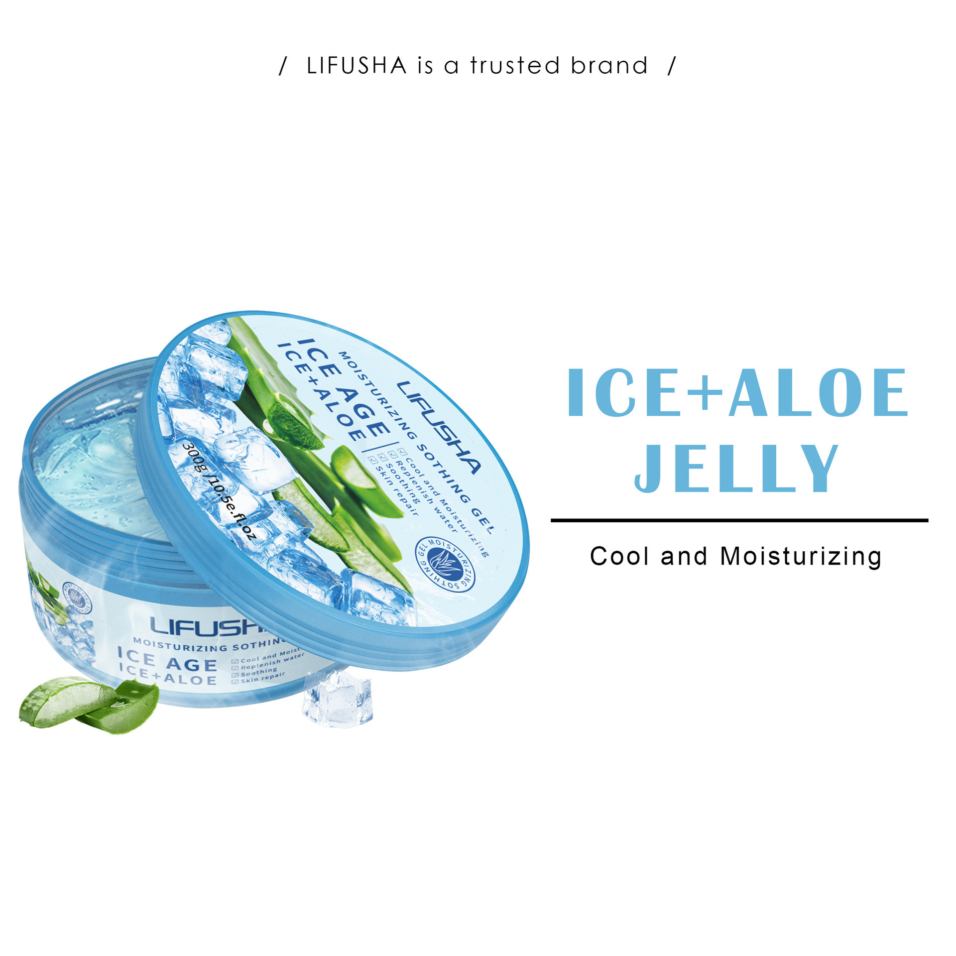 ZX HOMES Aloe Vera Gel Soothing Gel Skin Care Moisturizer Hydrating ...