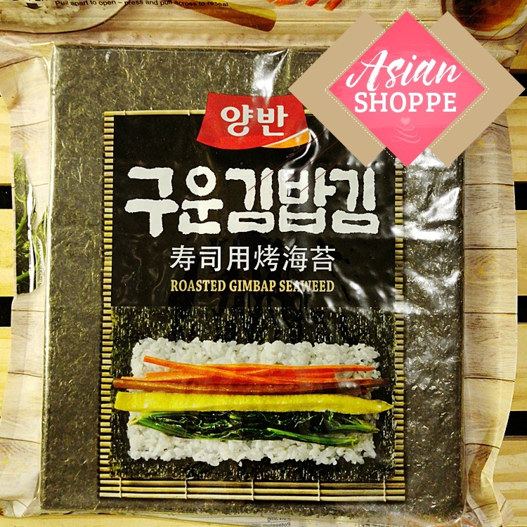 Korean roasted nori seaweed wrapper for gimbap / kimbap and sushi ...