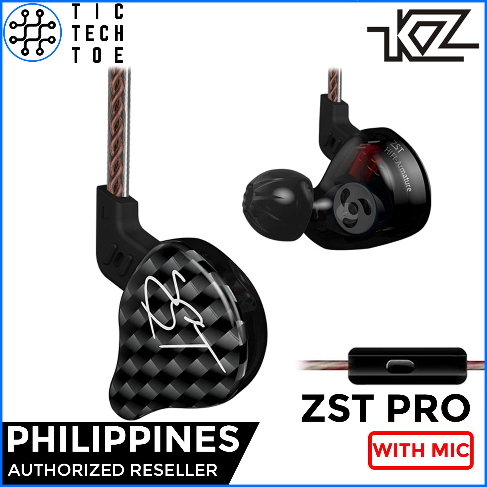 KZ ZST Pro Dual Driver Earphones with Mic | Lazada PH