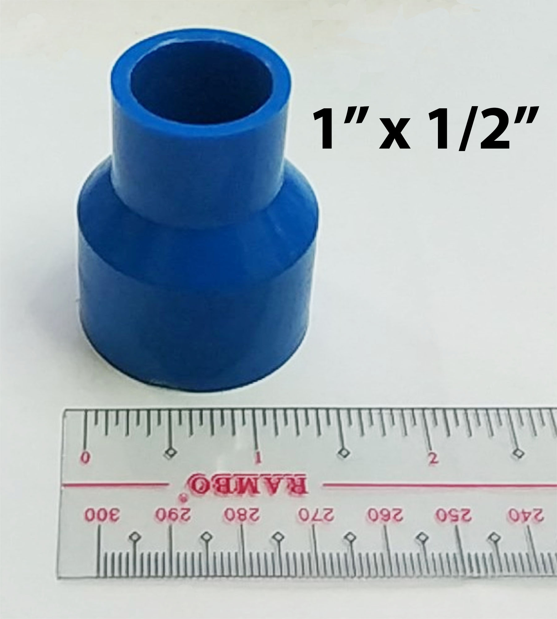 PVC COUPLING REDUCER 1" X 1/2" BLUE FOR CLEAN WATER PVC BELL REDUCER ...