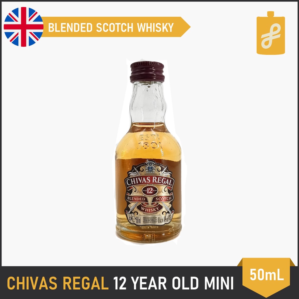 Chivas Regal Blended Scotch Whisky 12 Year Old Mini 50ml | Lazada PH