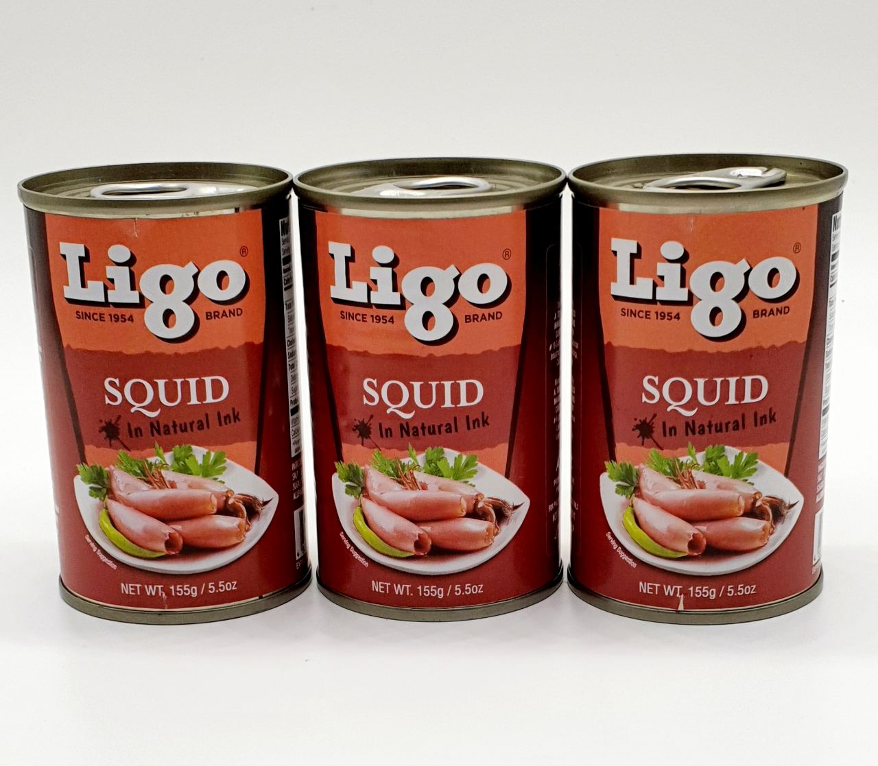 LIGO SQUID IN NATURAL INK 155 GRAMS BUNDLE OF 3 | Lazada PH