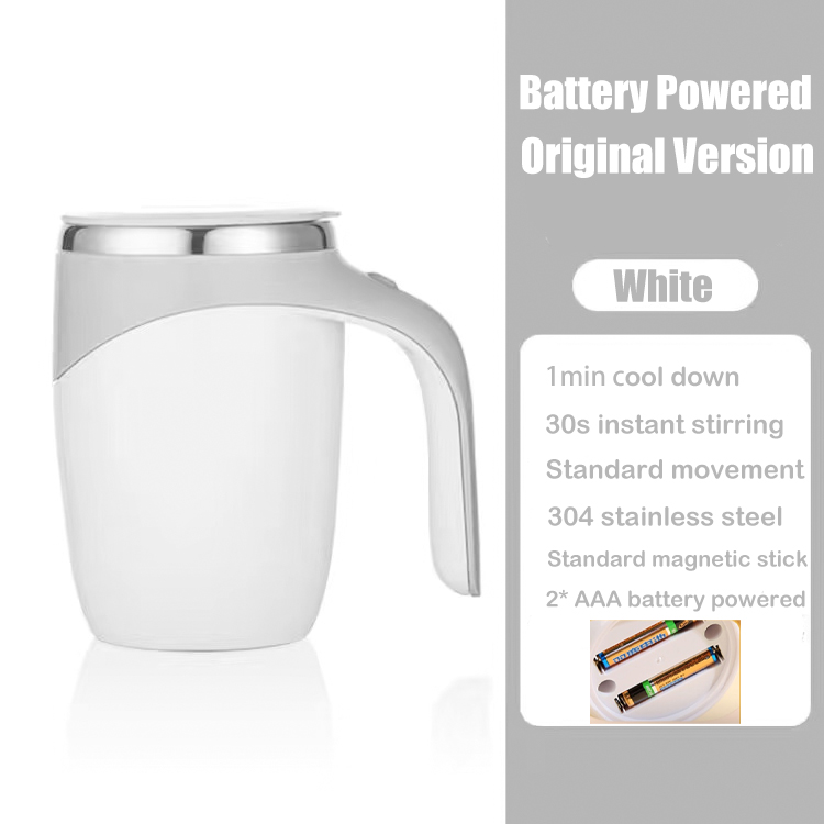Original 380ml Auto Stirring Mug Stainless Steel 304 Self Coffee Cup ...