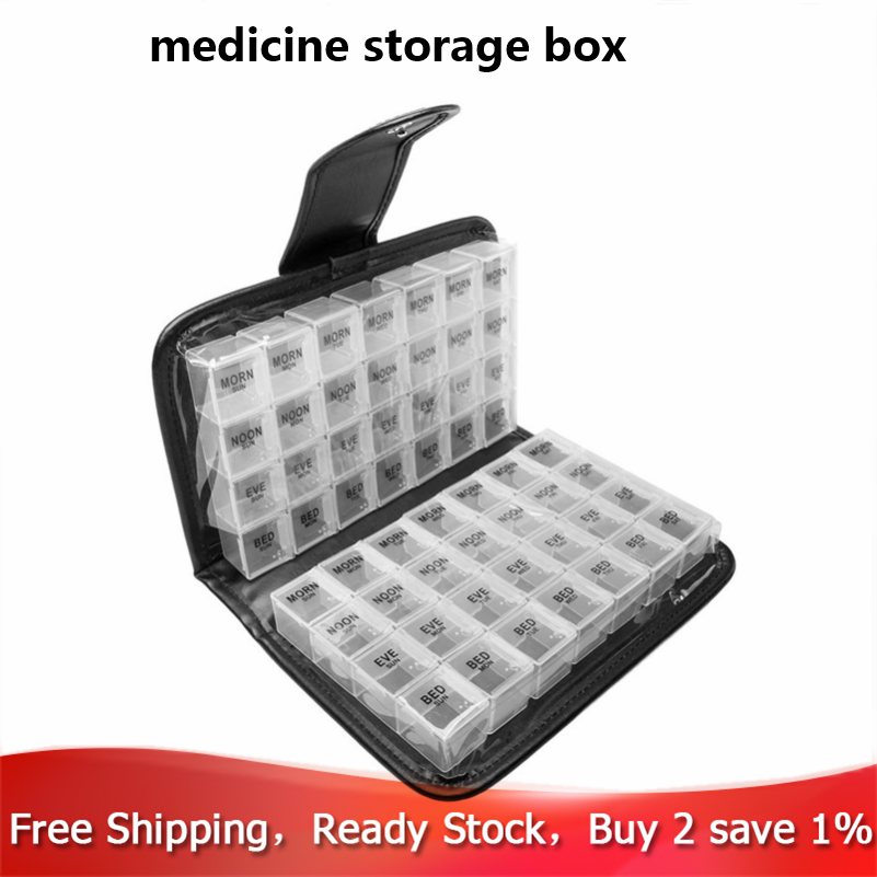 [In stock][Free shipping]14 Day Pill Box Travel Organizer Dose Medicine ...