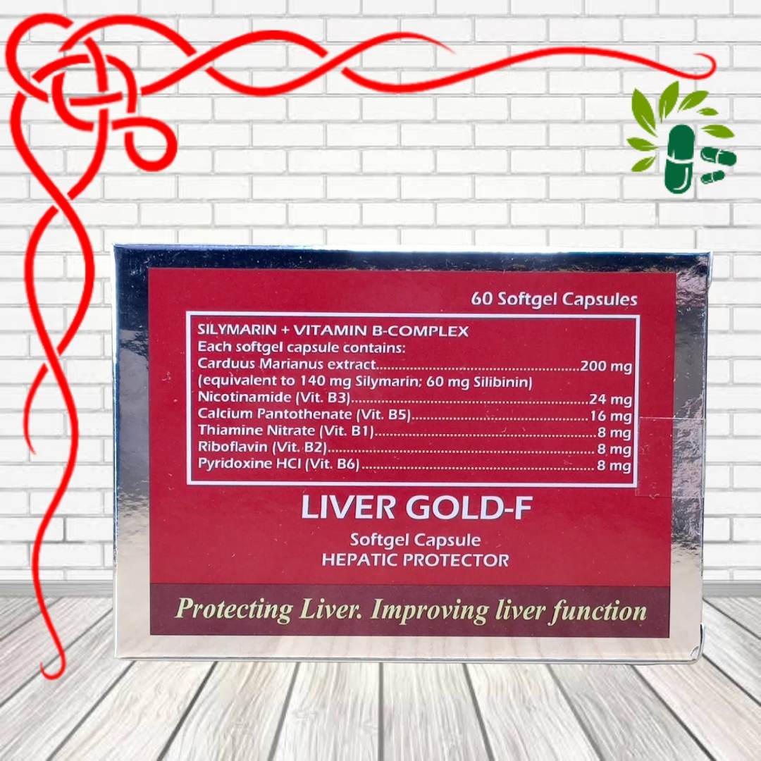 Liver Gold - F (Silymarin + Vitamins) 60 Softgel Capsules | Lazada PH