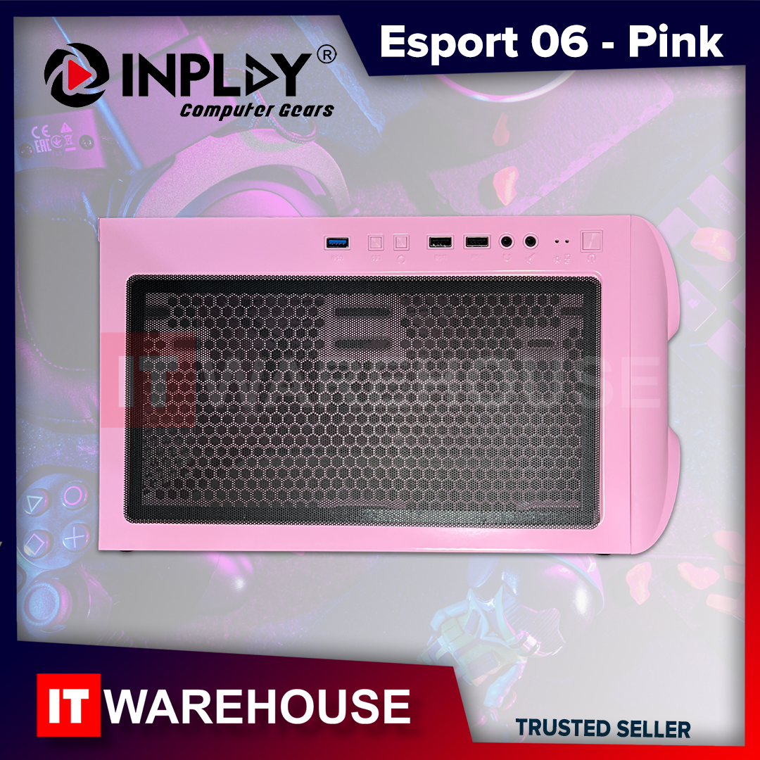 Inplay Esport 06 Tempered Glass PC Gaming Case - ATX, Micro and Mini ...