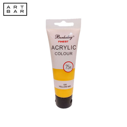 Berkeley Acrylic Color 120 75ml Yellow Mid - Art Bar PH | Lazada PH