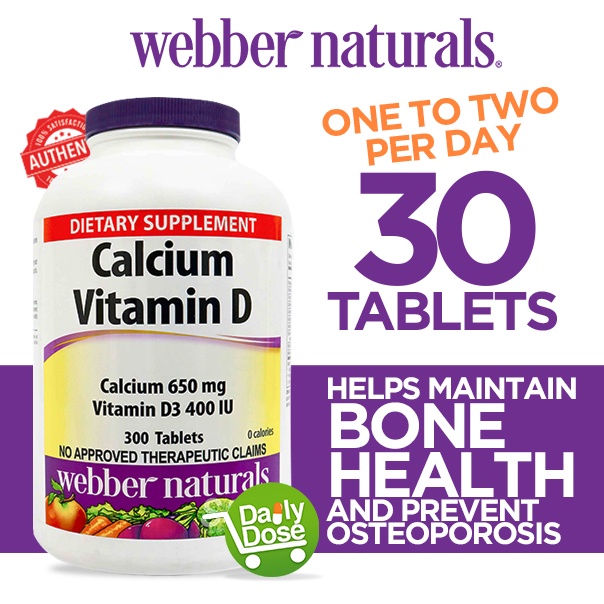 Webber Naturals Calcium with Vit D | Lazada PH