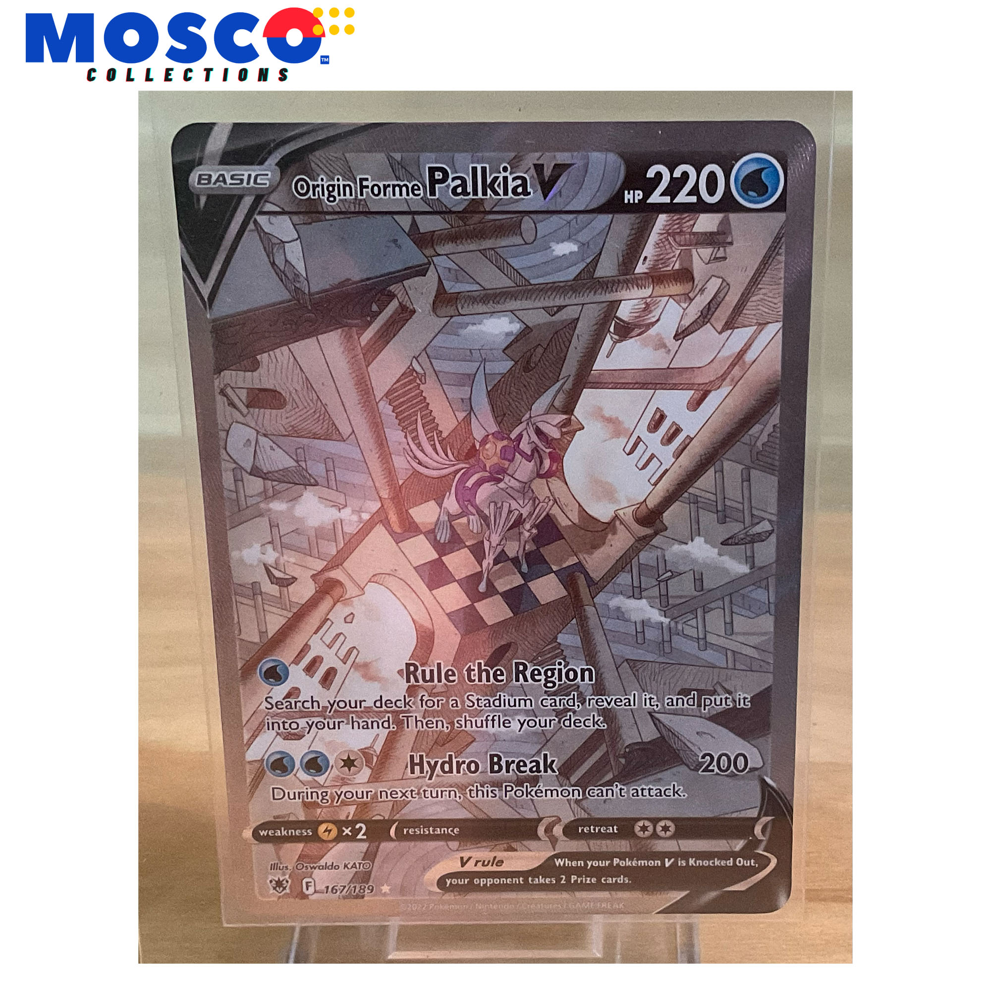 Pokemon TCG Origin Forme Palkia V | Alternate Art | Trading Card Game ...