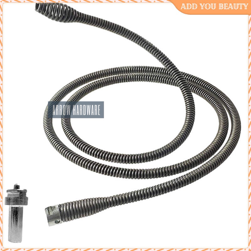 Spring Pipe Drain Cleaner with Drill Connector Drain Auger for Shower ...