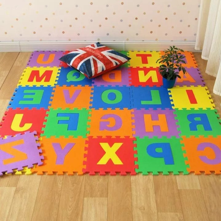Baby Foam Floor Mat Alphabet ABC Puzzle Dining Room Bar | Lazada PH