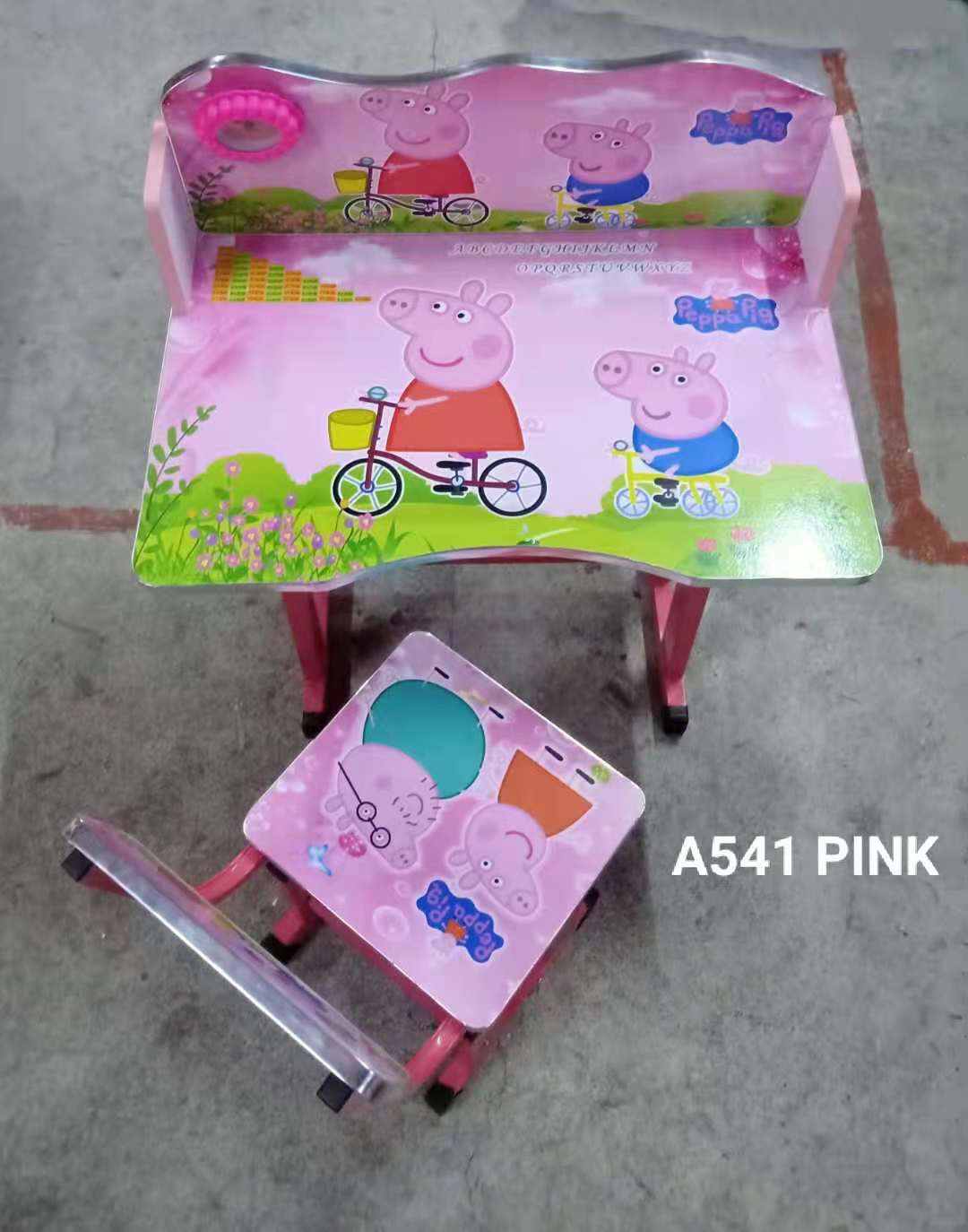 Kids character study table set children’s learning desk study desk ...