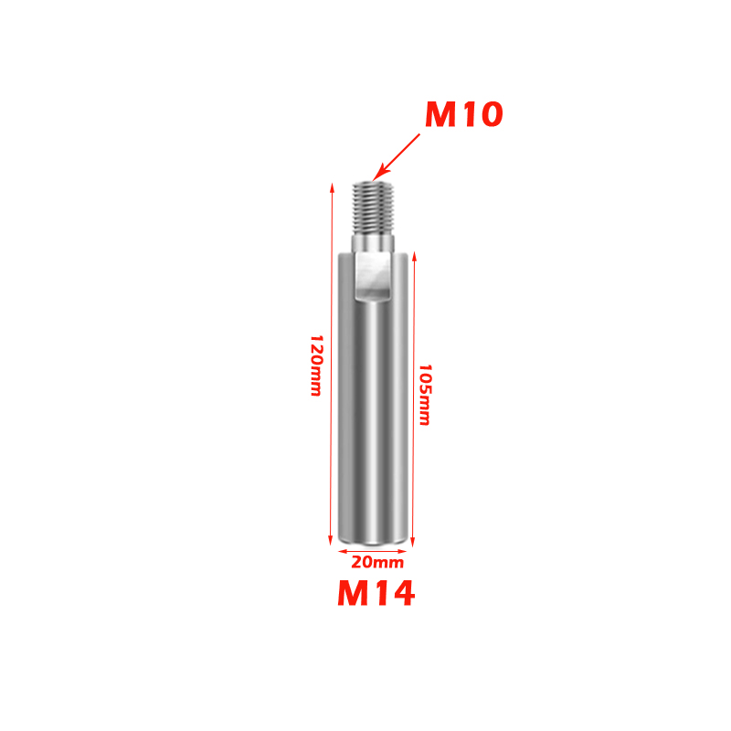 Polisher Extension Shaft M10 M14 Connector Adaptor Rotary Angle Grinder ...