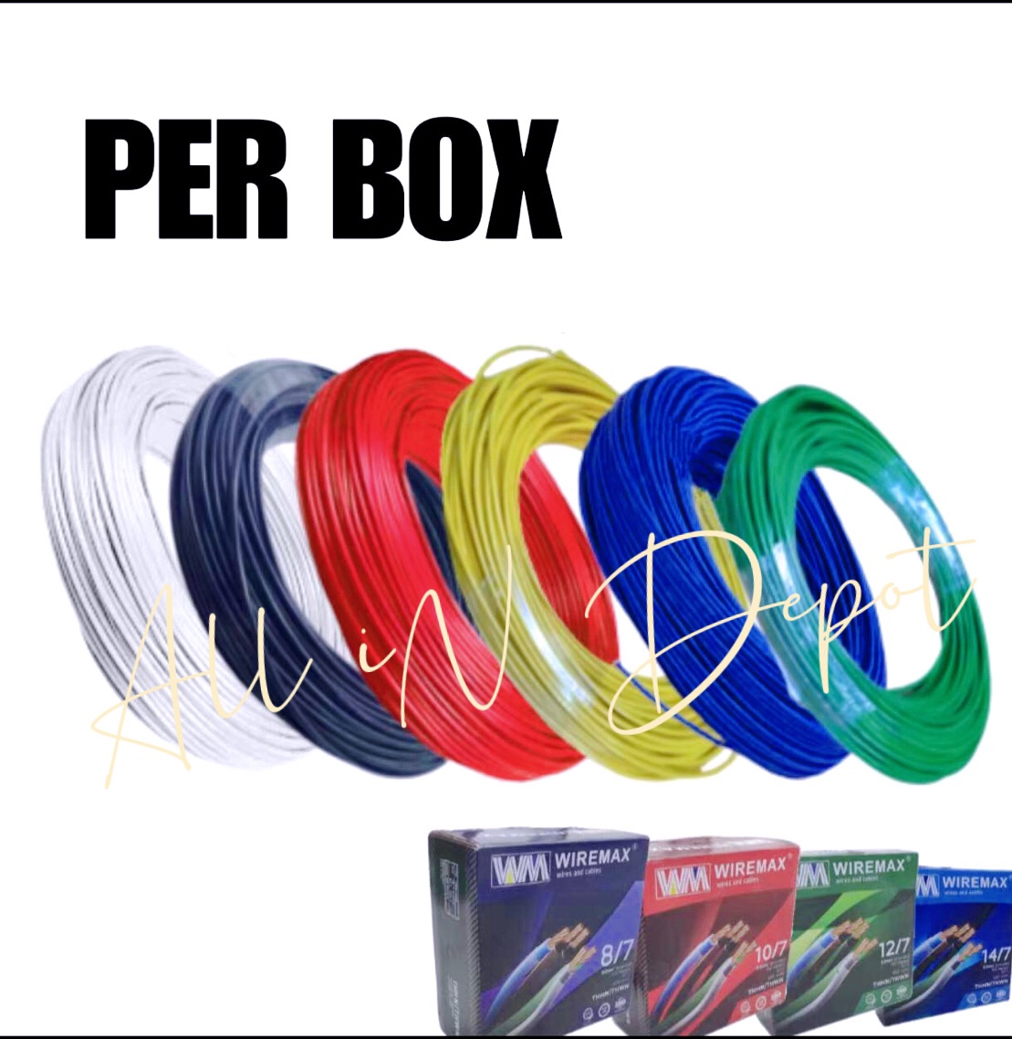 WIREMAX Stranded wires & Cable - THHN/THWN per BOX 100-150meter ...