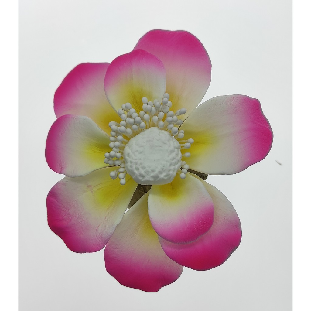 Poppy Anemone Pink edible cake topper Gumpaste Flower belt for men ...