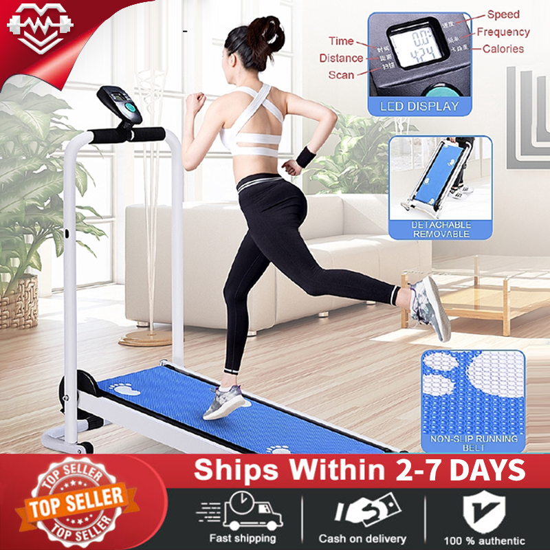 Household treadmill Multi-function mini walking machine Silent shock ...