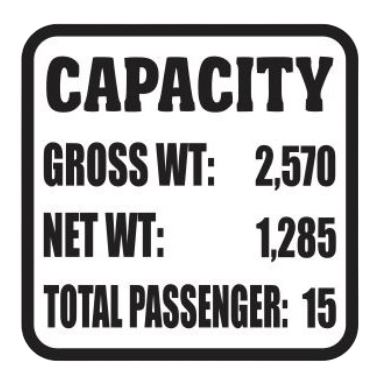 [COD] Crazycut Capacity car sticker Decal Custom Vinyl Cut Vehicle ...