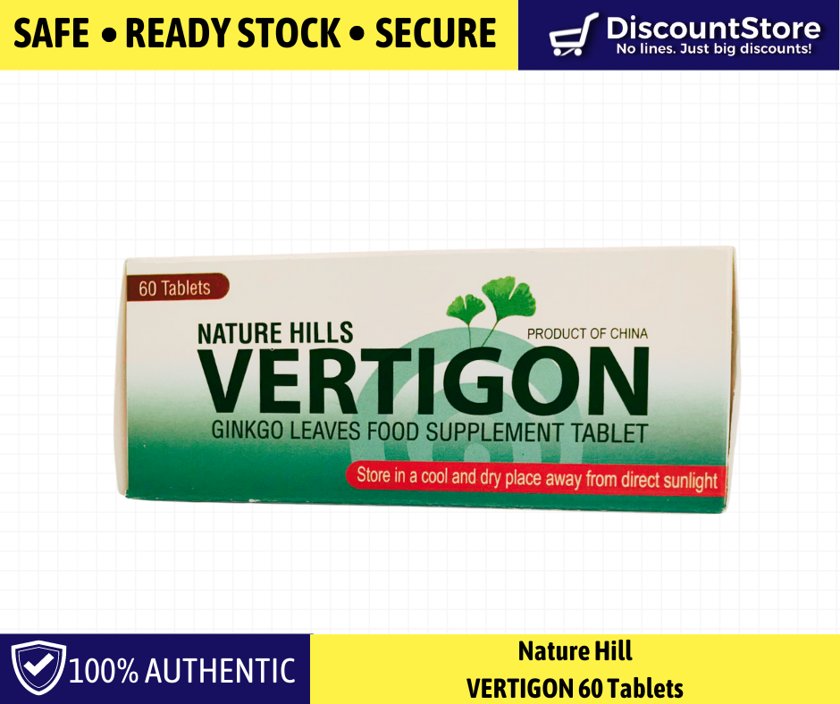 Vertigon Ginkgo Leaves Food Supplement (60 Tablets) | Lazada PH