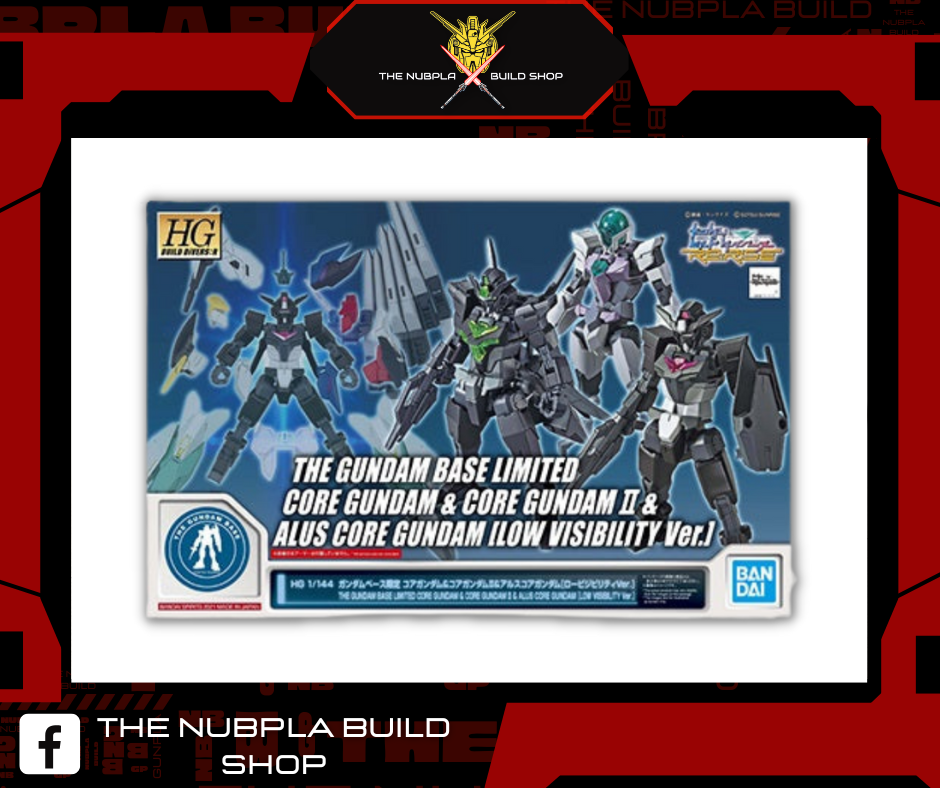 The Gundam Base Limited HG Core Gundam & Core Gundam II & Alus Core ...