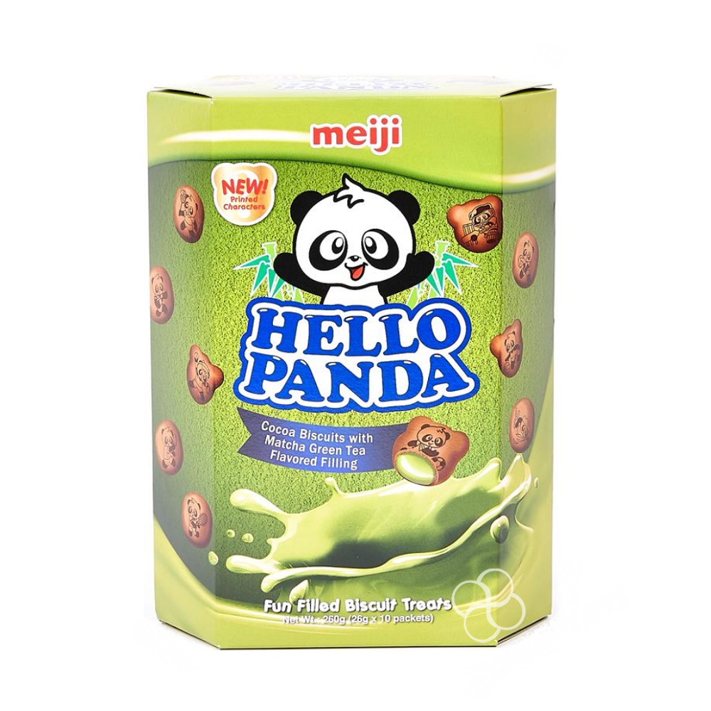 Meiji Hello Panda Matcha Green Tea Filled Biscuits 260g | Lazada PH