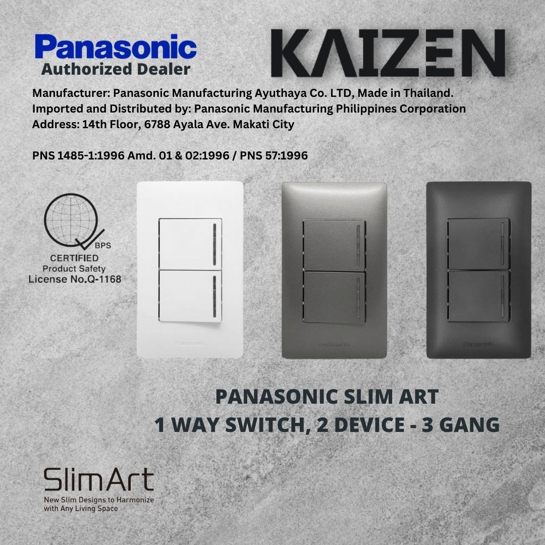 Panasonic Slim Art 1way 3way Switches | Lazada PH