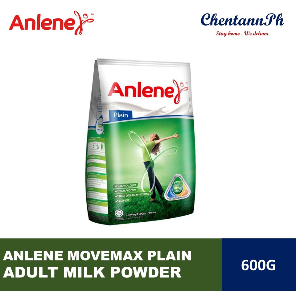 ANLENE MoveMax Adult Plain Powdered Milk Drink 600G | Lazada PH