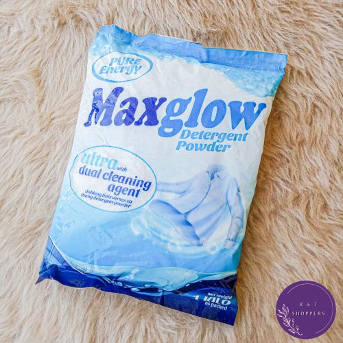 MAXGLOW DETERGENT POWDER 1KG / ULTRA BLUE | Lazada PH