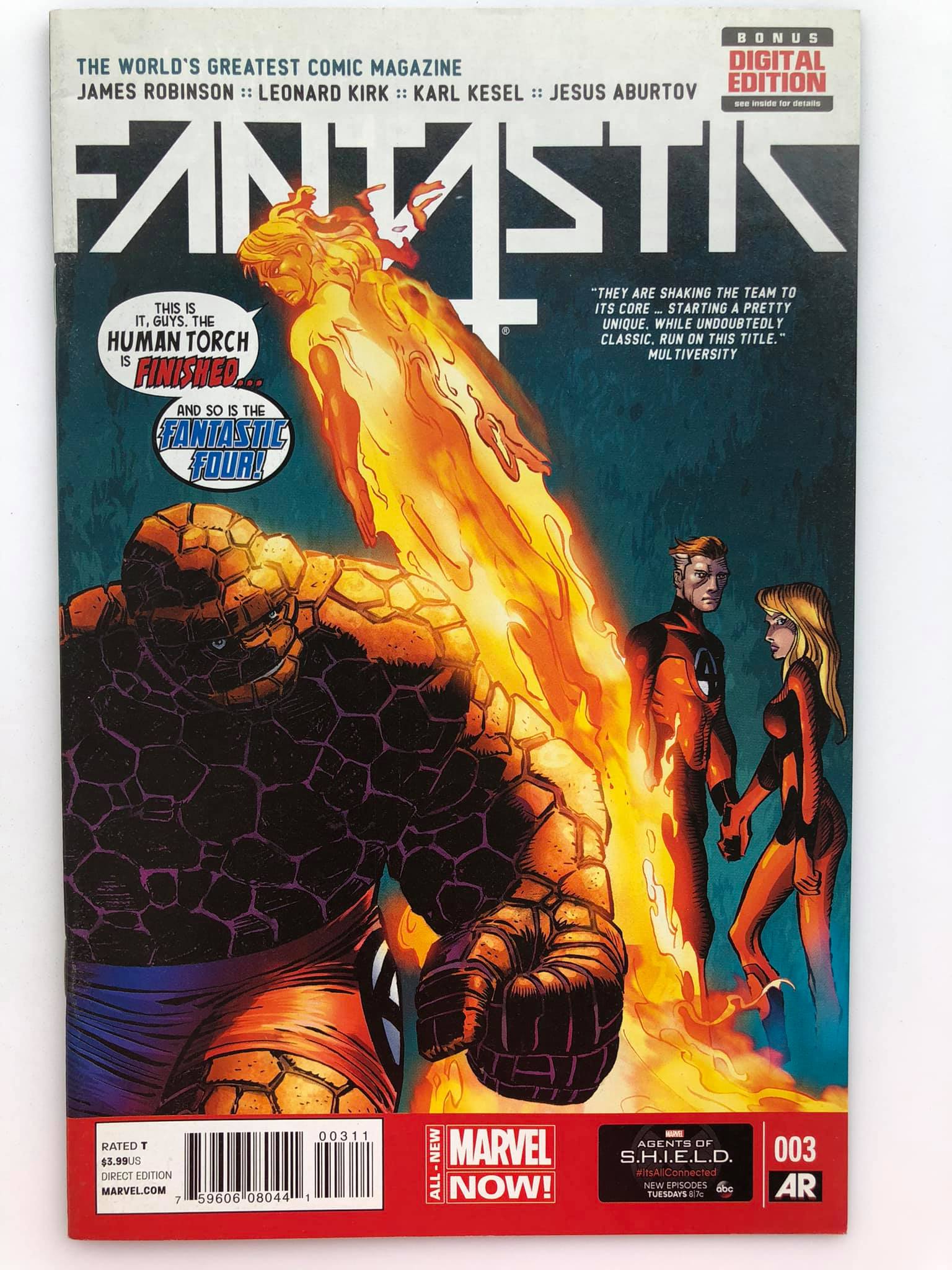 Fantastic Four 3 Published Jun 2014 by Mar vel Comic Book Written by ...