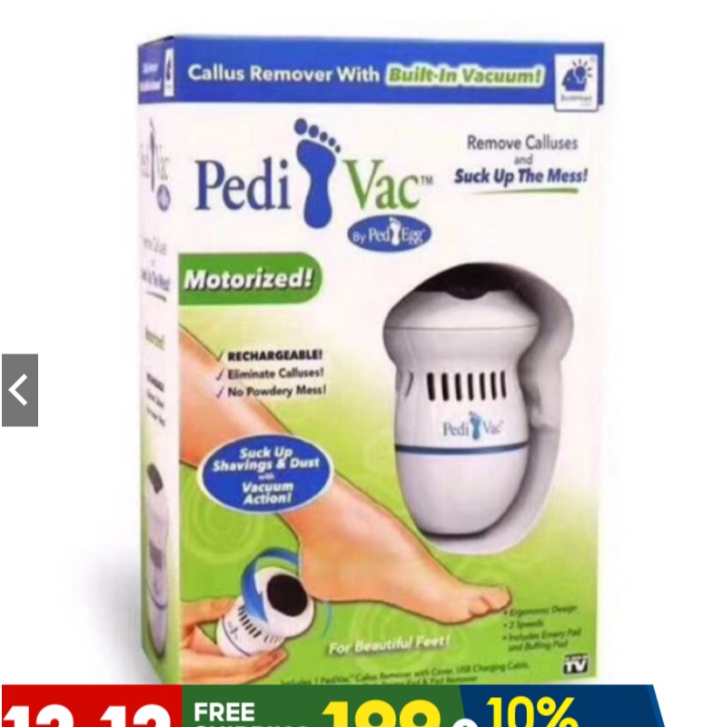 Pedicure foot clean mini machine pedi vac foot care | Lazada PH