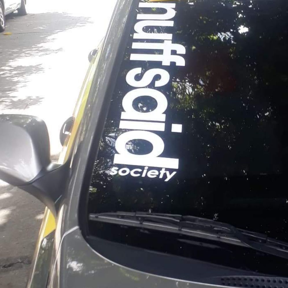 nuff said society sticker | Lazada PH