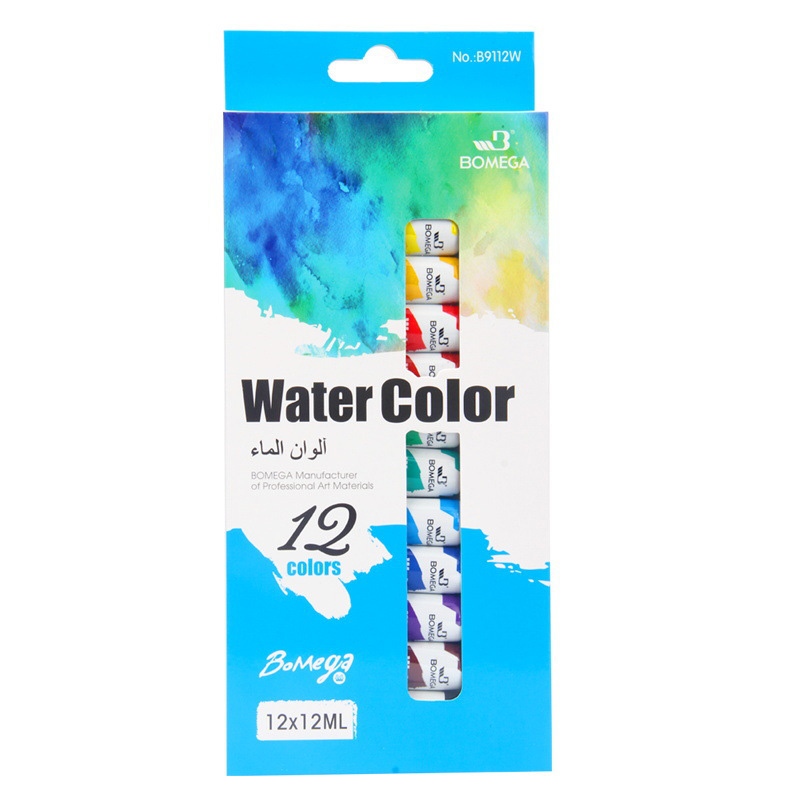 Nodetud Water Oil Color Paint 12 Colors Painting Pigments Complete Set ...