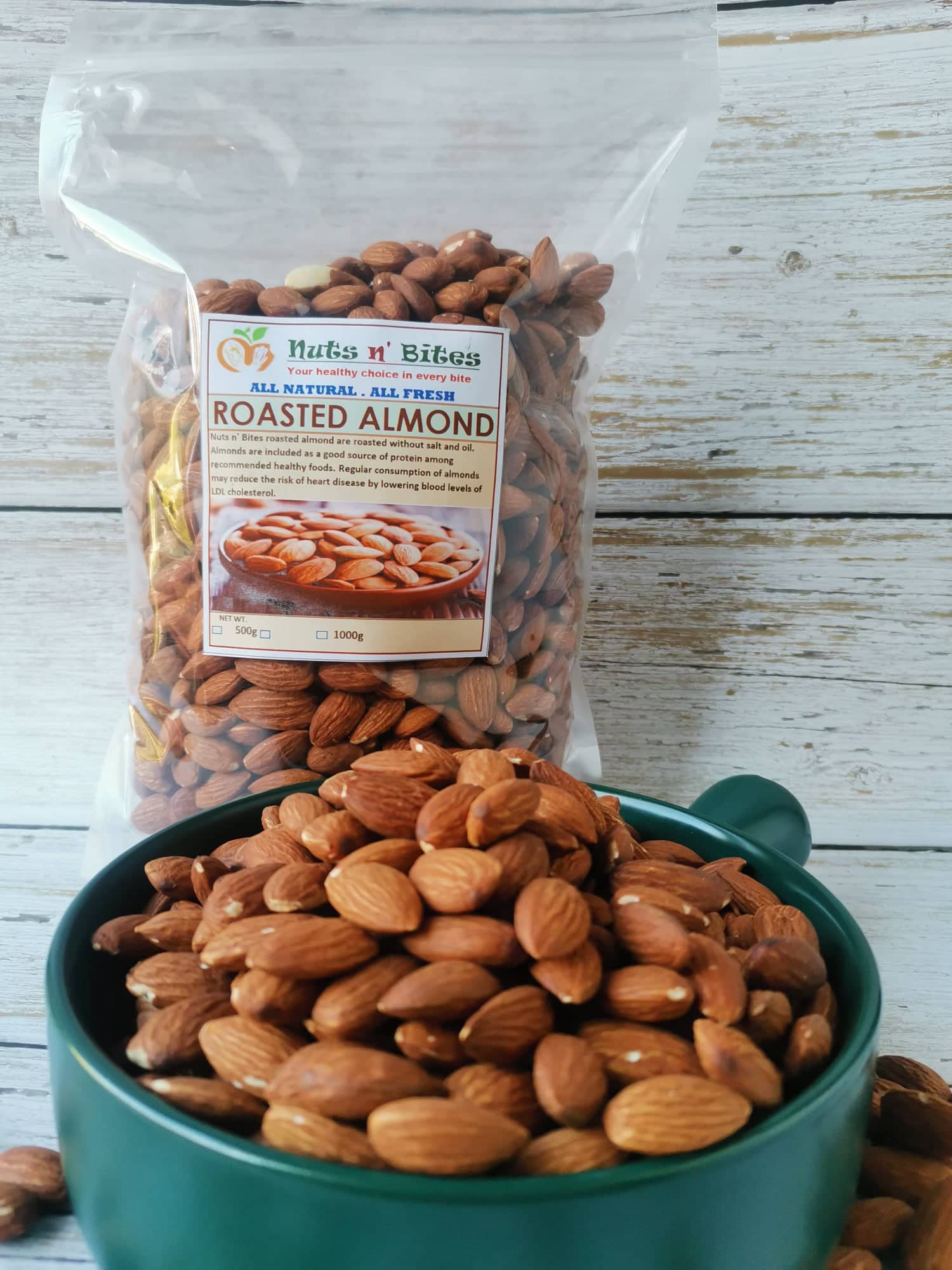Unsalted & Oil-free Roasted Whole Almond | Lazada PH