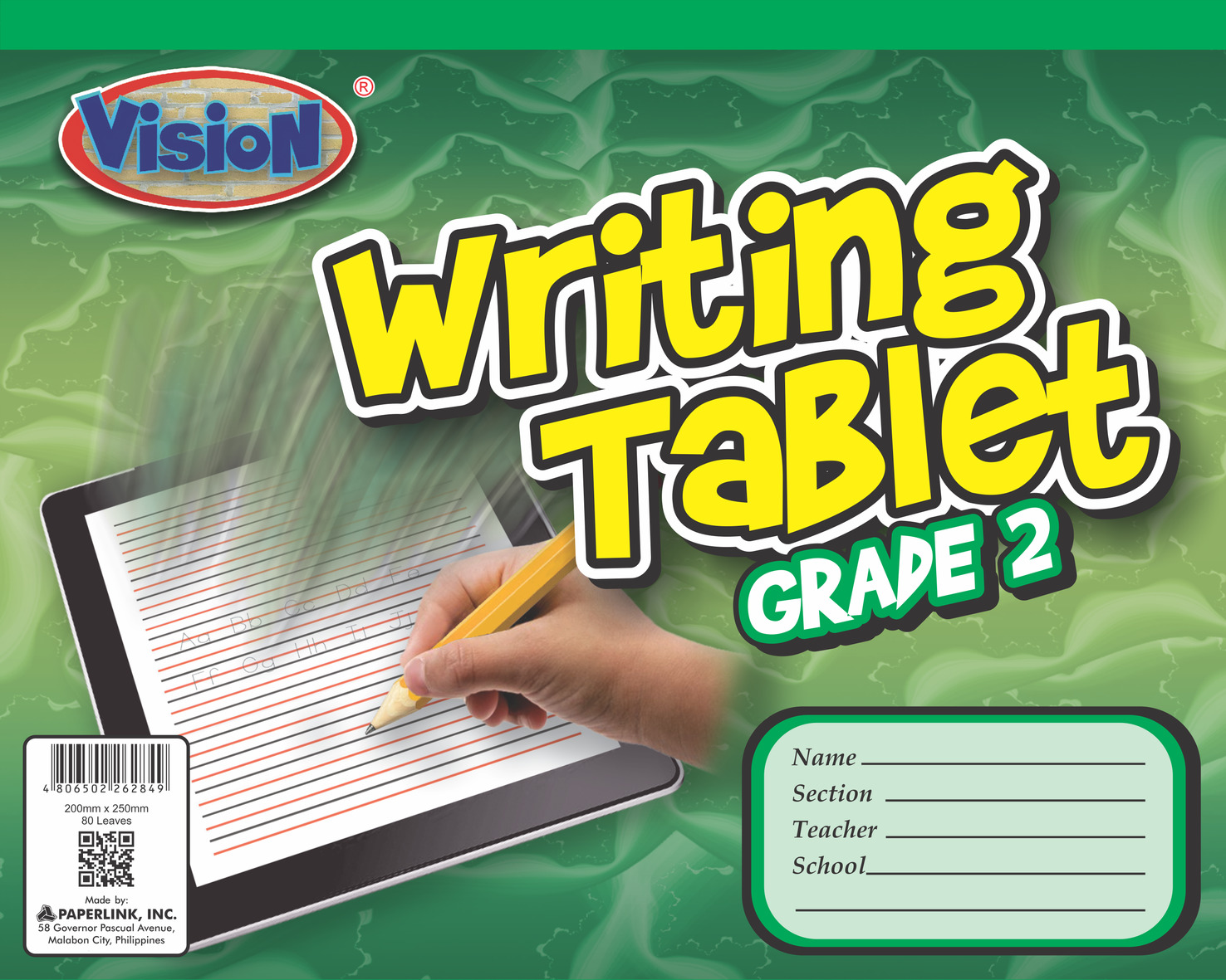 1 booklet WRITING TABLET Vision | Lazada PH