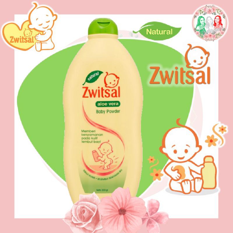 Zwitsal Natural Aloe Vera Baby Powder 300g 100 ORIGINAL | Lazada PH