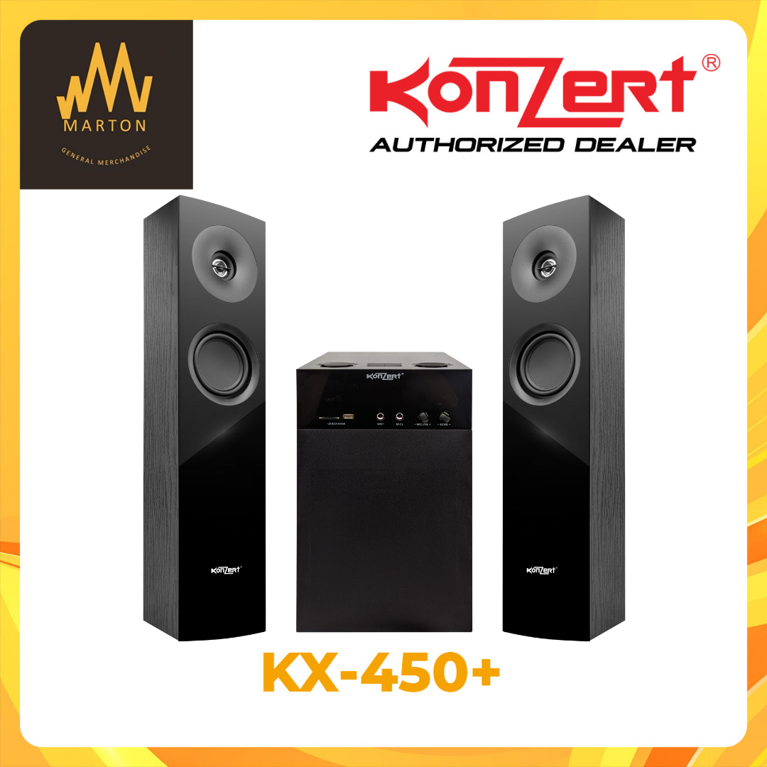 KONZERT KX 450+ | 2.1CH Multimedia Speaker with Bluetooth | USB & Sd ...