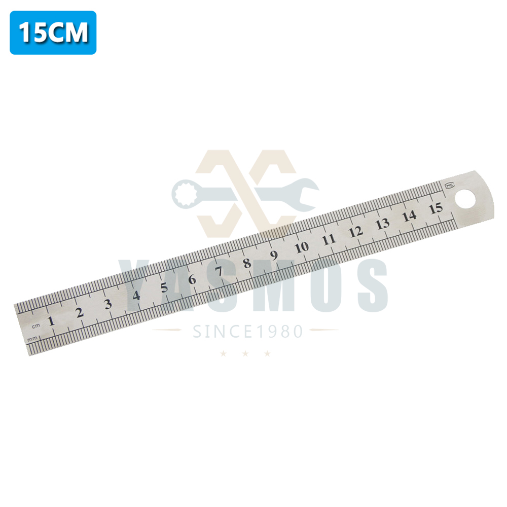4" To 20" Stainless Steel Metal Ruler And Square Ruler Multi-functional ...